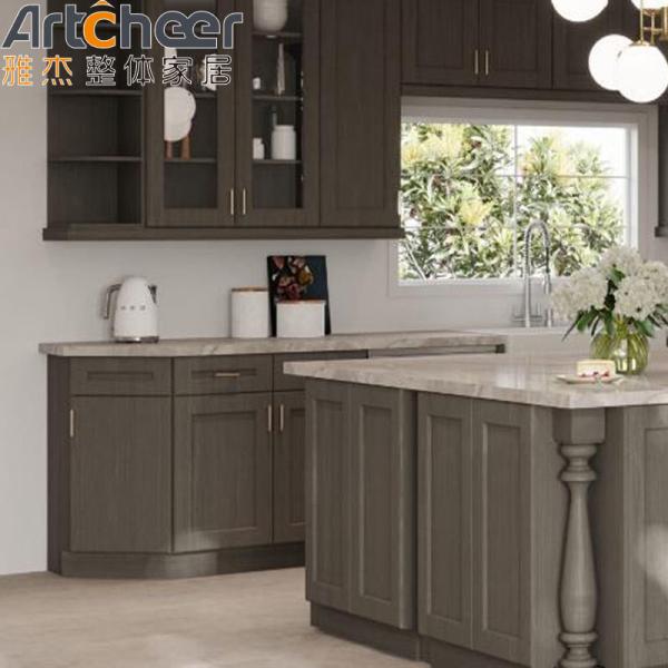 Quality Customized Color Modern Wooden Kitchen Cabinet Set for Durable Kitchen for sale