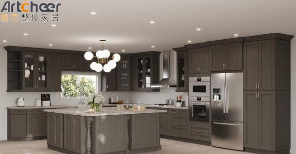 Quality Customized Color Modern Wooden Kitchen Cabinet Set for Durable Kitchen for sale
