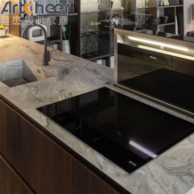 Cina Mobili da cucina in colore personalizzato in forma di L in vendita