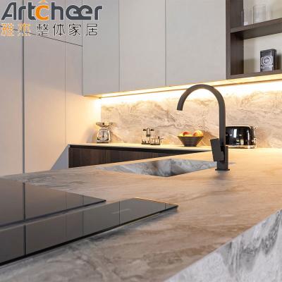 Cina Mobili da cucina in colore personalizzato in forma di L in vendita
