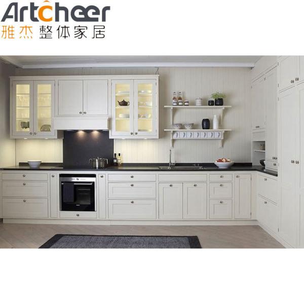 Quality Traditional Korean Luxury Plastic Kitchen Cabinet With A For Your Kitchen Furniture for sale