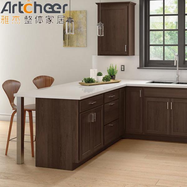 Quality American Style Shaker Design Solid Wood Kitchen Cabinets A Must Have for Modern for sale
