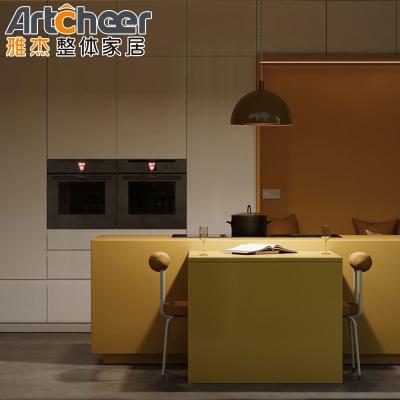 Cina Arredamento di cucina di piccola casa Moderno design realizzato con materiale di carcassa in compensato in vendita