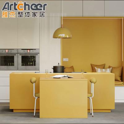 Cina Arredamento di cucina di piccola casa Moderno design realizzato con materiale di carcassa in compensato in vendita