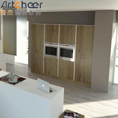 China Customized Size European Style Kitchen Furniture in Plywood with Modular Cupboard Set for sale