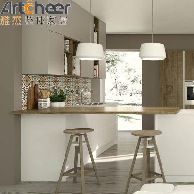 China Customized Size European Style Kitchen Furniture in Plywood with Modular Cupboard Set for sale