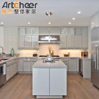 Quality Antique Luxury Solid Wood Kitchen Cabinets In Modern Style U Shaped Kitchen for sale