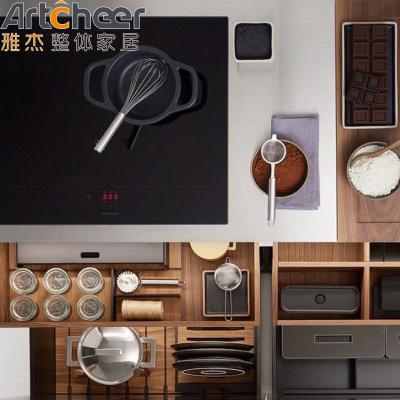 China Small Room Kitchen Cabinets with Customized Color and Island Cabinet in Modern Design for sale