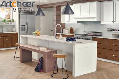 China Embalaje de correo Muebles de cocina pintados duraderos con diseño simple y laca en venta