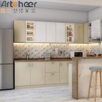 Quality Market Oak Frame kitchen cabinet u shape design with Particleboard Door and for sale