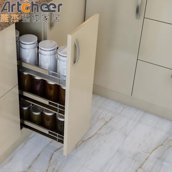 Quality Market Oak Frame kitchen cabinet u shape design with Particleboard Door and for sale