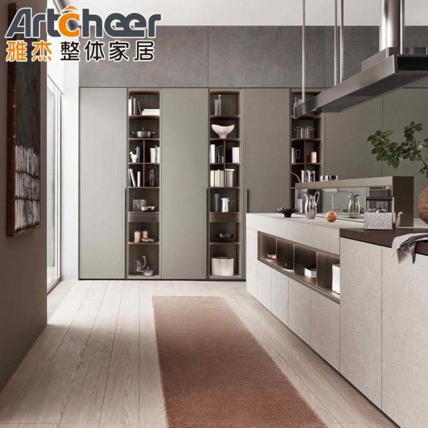 Quality Upgrade Your Kitchen island cabinets with E0 Grade White Oak Material Blind for sale