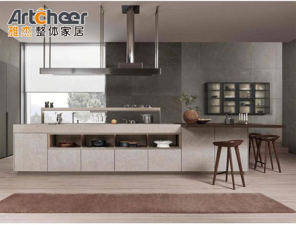 Quality Upgrade Your Kitchen island cabinets with E0 Grade White Oak Material Blind for sale