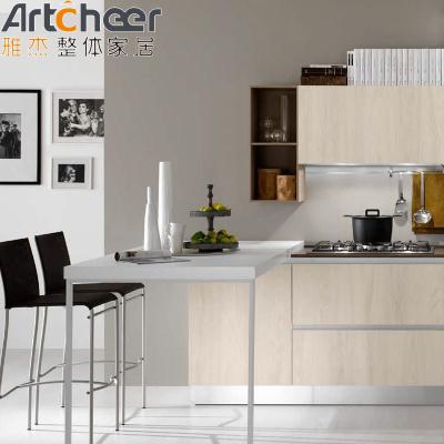 China Modern Design keuken witte opslagkas met lak Afwerking in hout soort triplex op het beste Te koop