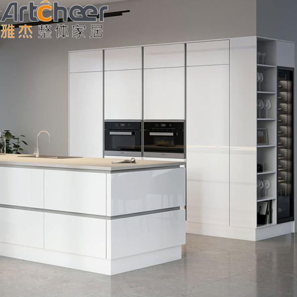 Quality Modern Design Kitchen Storage Cabinet With Lacquer Finish And PANEL Wood for sale