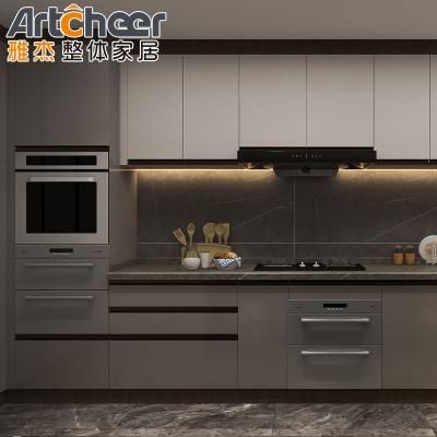 Cina Armadietto da cucina in compensato di acero con armadietto a parete conveniente e durevole in vendita