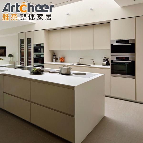 Quality Furniture Lacquer Kitchen Wooden Cabinet with Cupboard Accessories in Customized for sale