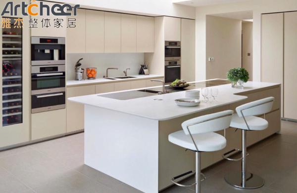 Quality Furniture Lacquer Kitchen Wooden Cabinet with Cupboard Accessories in Customized for sale