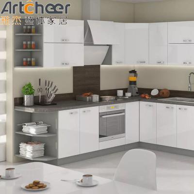 Cina Cucina Villa Granito Top Armadio con bancone a bordo inclinato e materiale di grado E0 in vendita