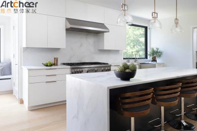 Cina Materiale di compensato e design moderno La combinazione perfetta per i gabinetti della cucina della villa in vendita