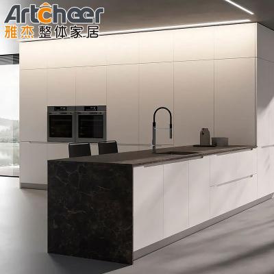 Cina Arredamento da cucina moderno e elegante Set completo con tavolo isola nel mercato euro in vendita