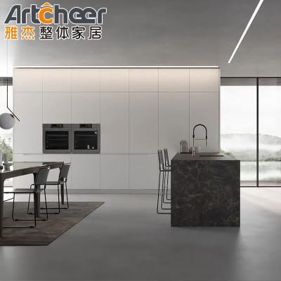 Cina Arredamento da cucina moderno e elegante Set completo con tavolo isola nel mercato euro in vendita