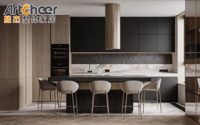 Cina Armadietti da cucina in legno di lusso con tavolino e accessori da calcio in vendita