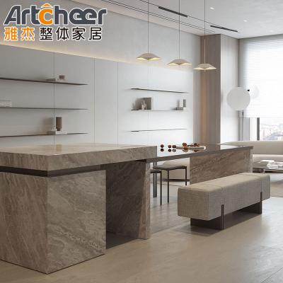China RTA Home Kitchen Cabinet with Wine Bar Cabinet in Solid Wood and Customizable Size for sale