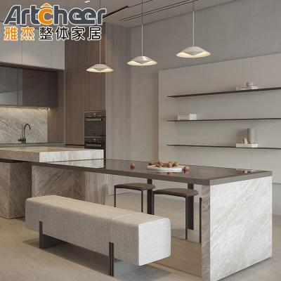 China RTA Home Kitchen Cabinet with Wine Bar Cabinet in Solid Wood and Customizable Size for sale