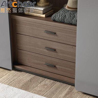 Cina Melamina Finitura Carcassa di compensato Stile minimalista italiano Porte scorrevoli per camera da letto in vendita
