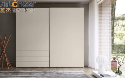 Cina Melamina Finitura Carcassa di compensato Stile minimalista italiano Porte scorrevoli per camera da letto in vendita