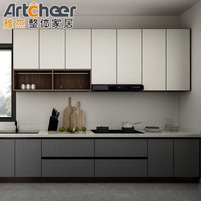China Full Bullnose Countertop and RTA Classic Style Modular Cabinets Upgrade Your Kitchen for sale