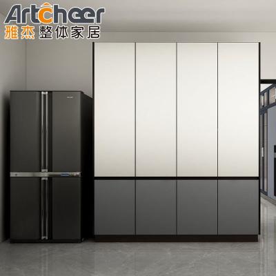 China Full Bullnose Countertop and RTA Classic Style Modular Cabinets Upgrade Your Kitchen for sale