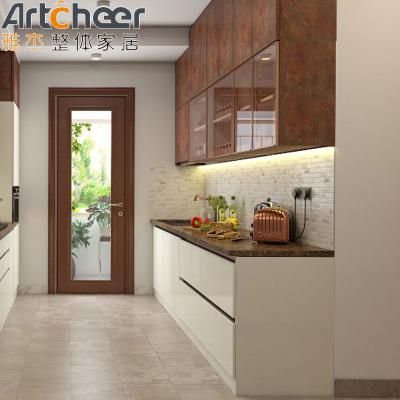中国 American Style Kitchen Cabinets With Contemporary Design And Solid Wood Construction 販売のため