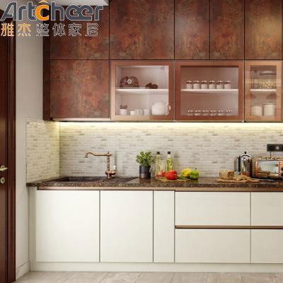 中国 American Style Kitchen Cabinets With Contemporary Design And Solid Wood Construction 販売のため