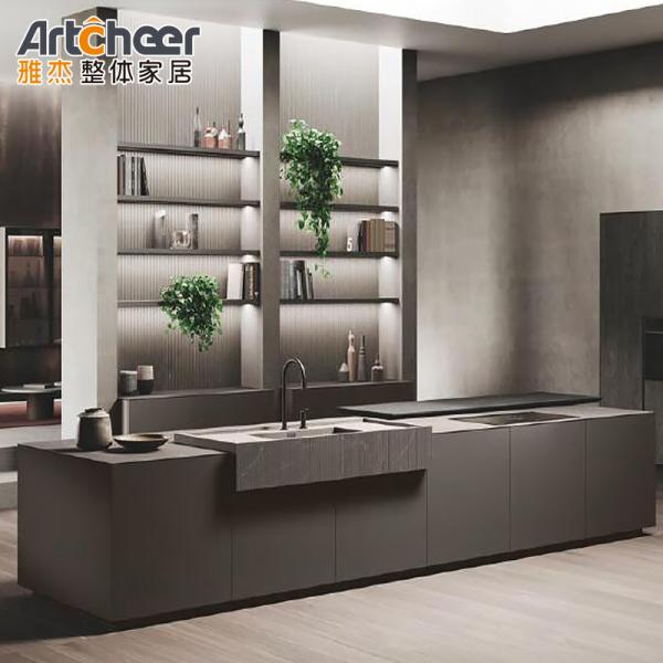 Quality Made European Style Kitchen Cabinets with Plywood Carcase Material by Foshan for sale