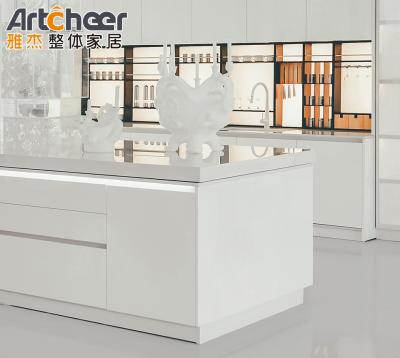 Cina Cucina interna e esterna a griglia con frigorifero Cucina di design italiano in vendita