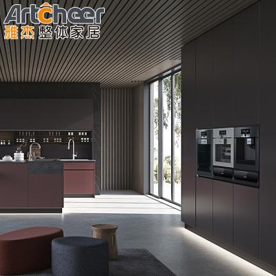 Cina Mobili da cucina Armadi modulari in design moderno per contenitori Villa Casa colore Bodex in vendita