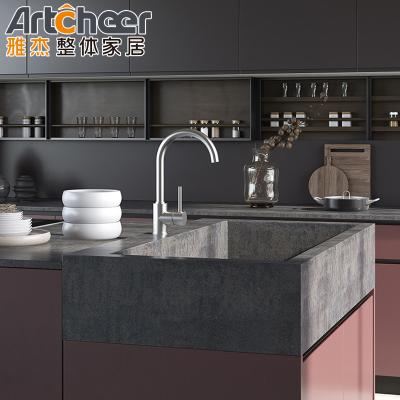 Cina Mobili da cucina Armadi modulari in design moderno per contenitori Villa Casa colore Bodex in vendita