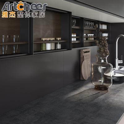 China Particleboard Islands Modulaire keukenkasten voor container villa huis in Bodex kleur Te koop