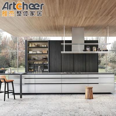 China Whole Kitchen Furniture Unit With Center Island Table Small Size And Durable Design for sale