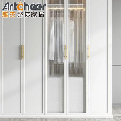 Cina Scuola Melammina Legno Walk-In Bianco Armadio Porta Scorrevole Con Disegno Aperto in vendita