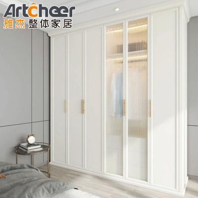 Cina Scuola Melammina Legno Walk-In Bianco Armadio Porta Scorrevole Con Disegno Aperto in vendita