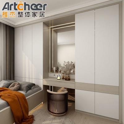 Cina Camera da letto in legno ripostiglio armadio porta a cerniera armadio colore personalizzato per personalizzato in vendita