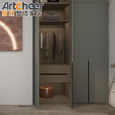 Cina Armadio di combinazione aperta di legno moderno per vestiti in mobili da camera da letto armadio walk-in in vendita