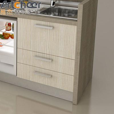 Cina Moderno Stile E0 Materiale Grado Personalizzare Pvc Prefabricato Mini Mini Set Cucina Armadio in vendita