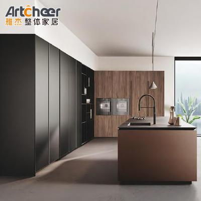 Cina Disegno per la cucina contemporanea Flat Pack Design per la casa moderna E1 Material Grade in vendita