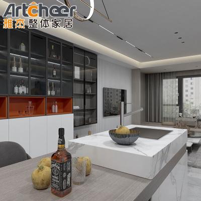 Cina Modern Luxury Style TV Cabinet e Coffee Table Set Perfetto per lo stoccaggio del soggiorno in vendita