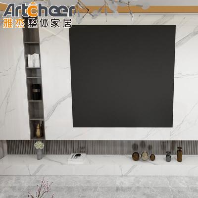 China Holzwand TV-Stand in hohem Glanz-Finish für moderne Wohnzimmer-Speicher zu verkaufen