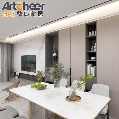 Cina Moderne TV in legno Luxury European TV Stand Cabinets Ultimi disegni per mobili in vendita
